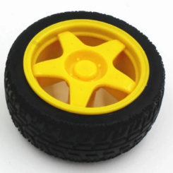 Jual Roda Smart Car Robot Roda Kuning | Shopee Indonesia