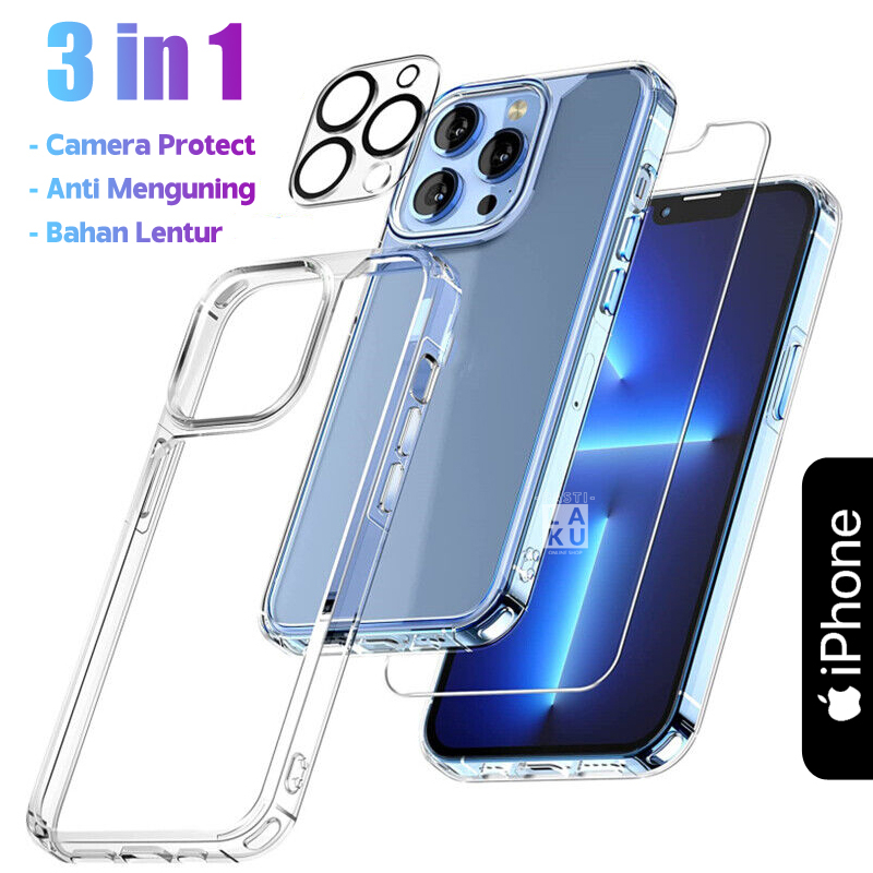 Jual Softcase Bening / Clear Case For IPHONE X/XS IPHONE XR IPHONE 13 ...