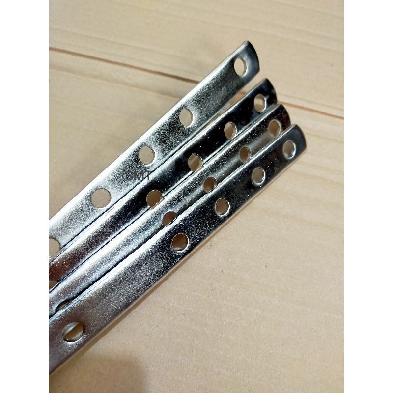Jual Plat Besi Bolong Tebal Chrome, panel Besi Chrome, Panjang 30cm ...