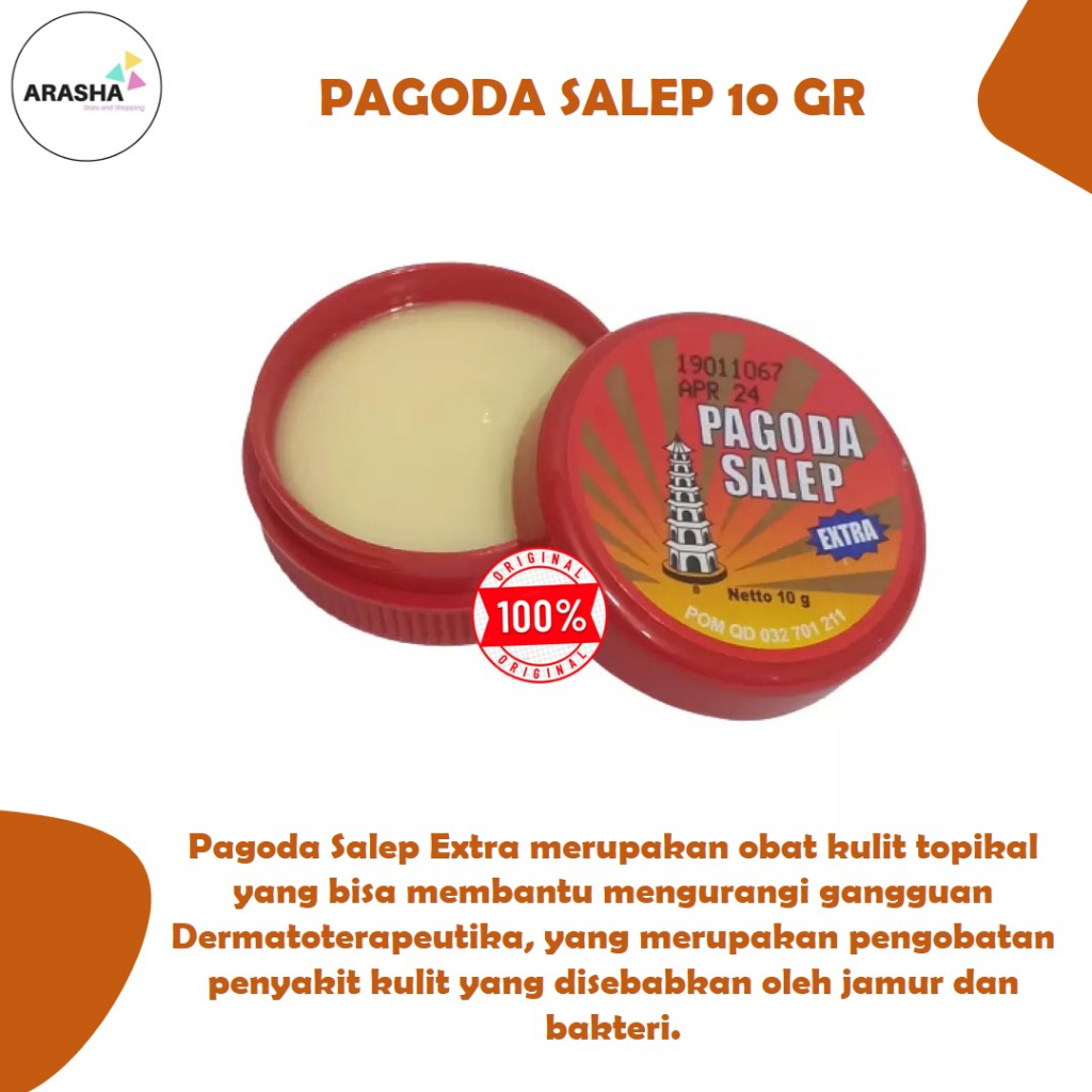 Jual PAGODA SALEP EXTRA 10 GR Salep Kulit Gatal/Kutu Air/Panu/Kurap ...