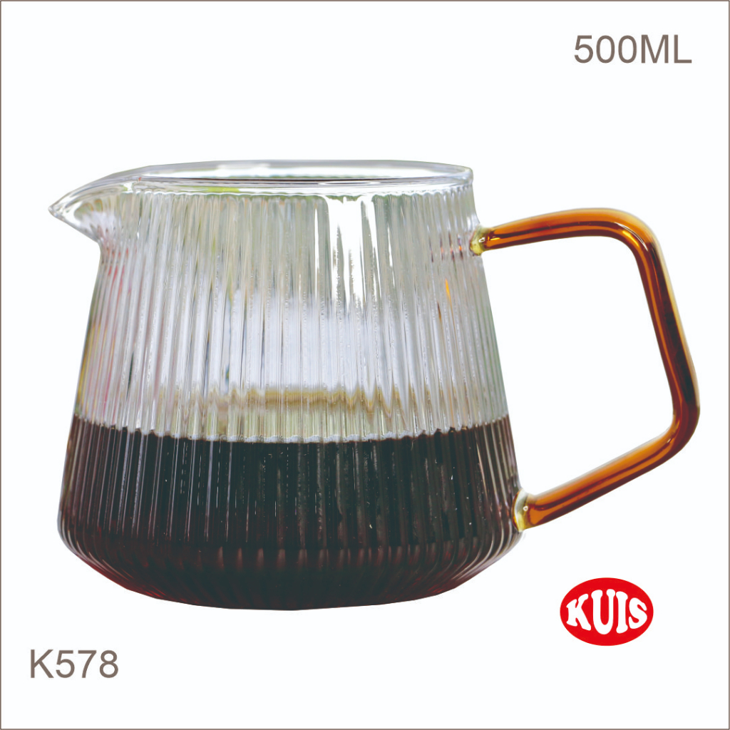 Jual Muranee Server Kaca Teko Kopi Teh kapasitas 500 ml tipe K578 | Shopee Indonesia