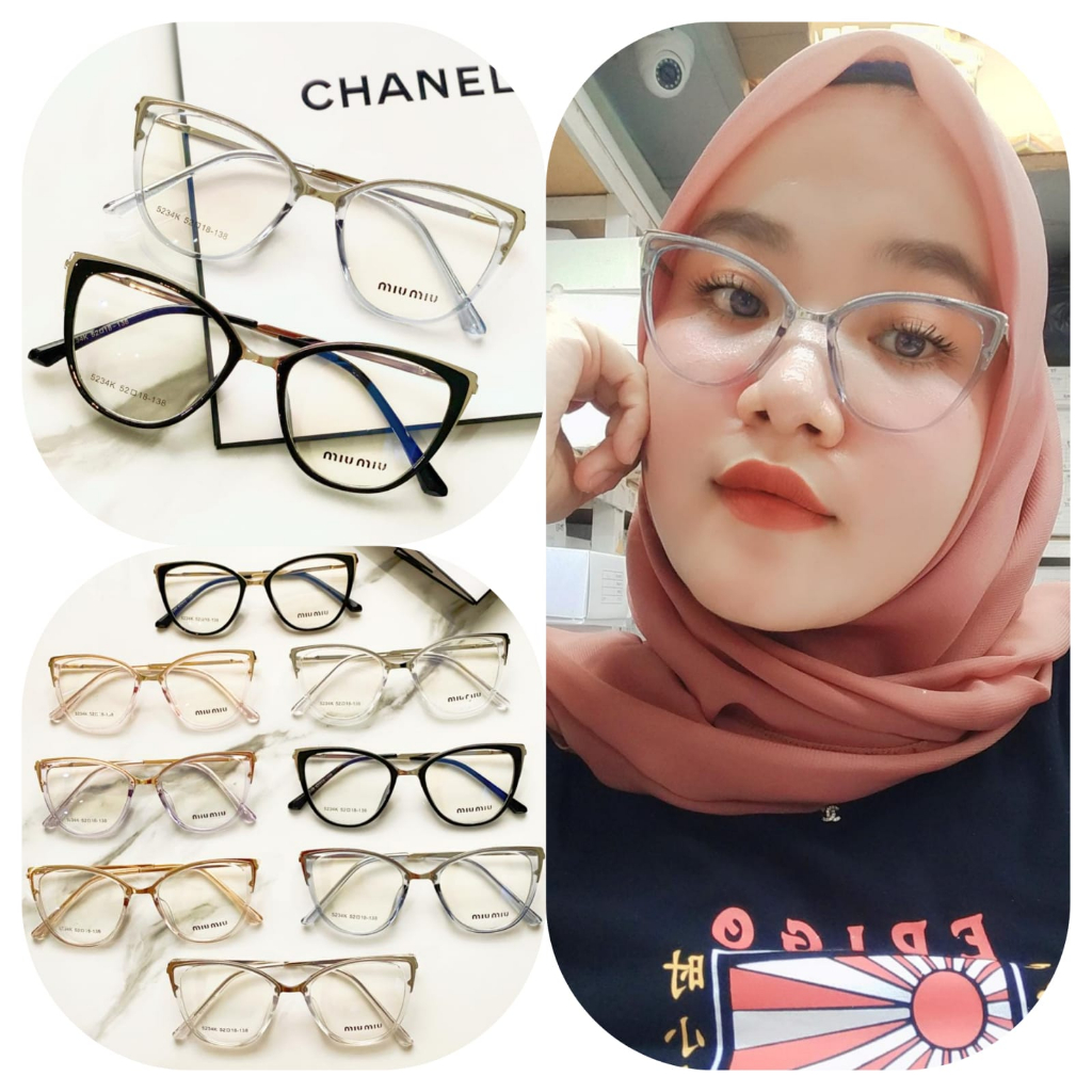 Jual Frame Kacamata Minus Korea Vintage Anti Radiasi | Frame ...