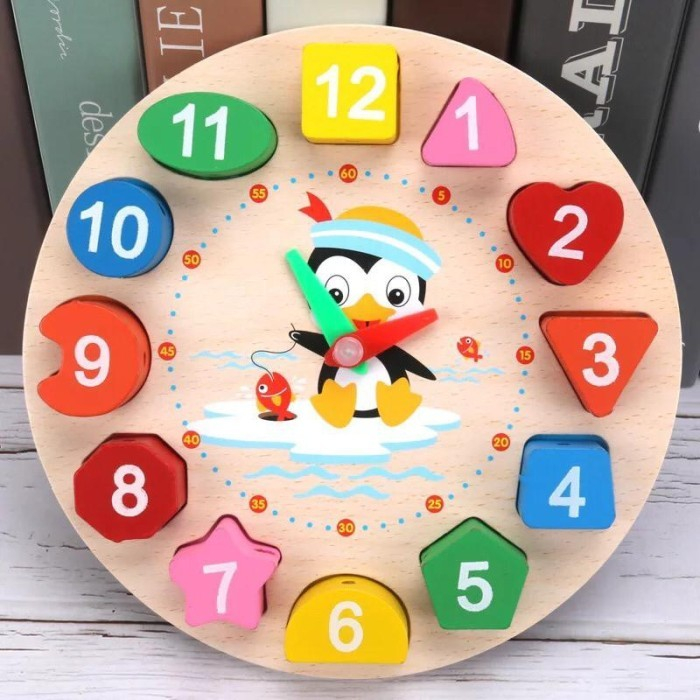 Jual Puzzle Jam Dinding Mainan Edukasi Anak | Shopee Indonesia