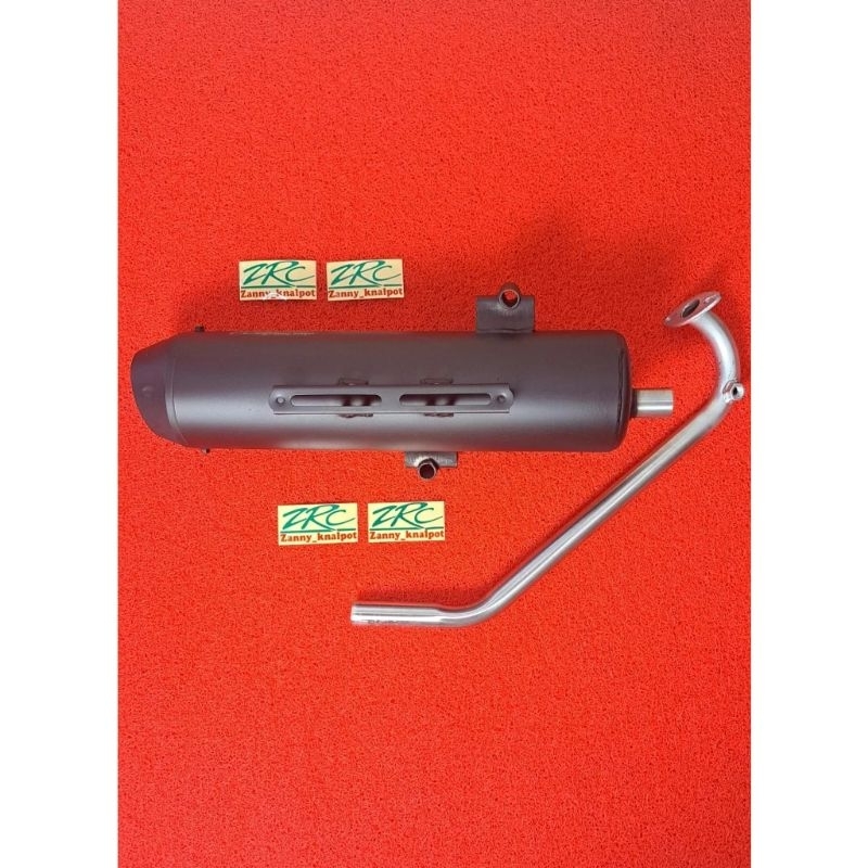 Jual Knalpot ZRC Vario 160 / PCX 160 Copy CMS + End Muffler Hitam ...