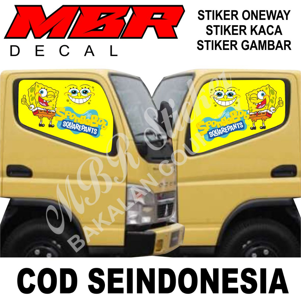 Jual STIKER ONEWAY,STIKER KACA TRUK,STIKER KACA KENDARAAN,STIKER KACA ...