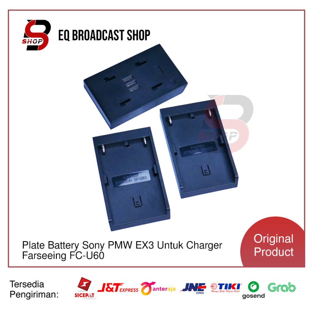 Jual Plate Battery Sony PMW EX3 Untuk Charger Farseeing FC-U60 | Shopee ...