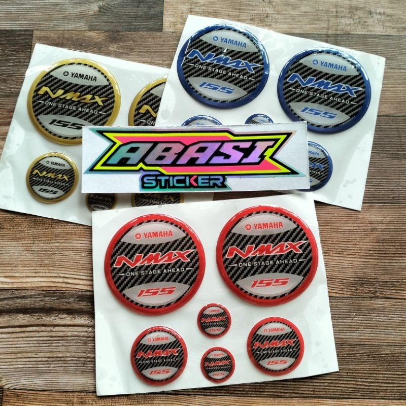 Jual sticker timbul nmax 3D satu set | Shopee Indonesia