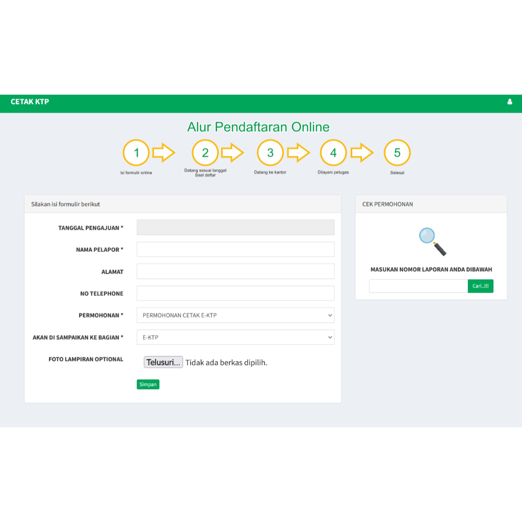 Jual Souce Code Aplikasi Pengajuan Permohonan Online Shopee Indonesia 