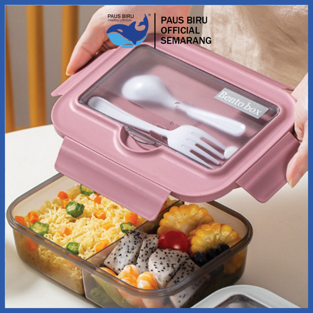 Jual BENTO SET LUNCH BOX SEKOLAH KANTOR - KOTAK MAKAN BEKAL SET BAHAN ...