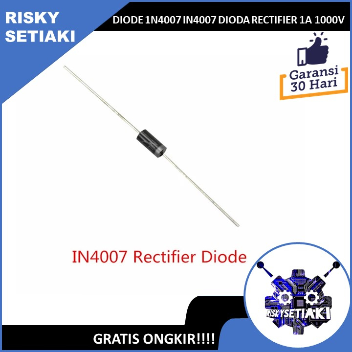 Jual DIODE 1N4007 IN4007 DIODA RECTIFIER 1A 1000V | Shopee Indonesia