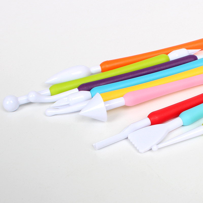 Jual Alat Pengukir Fondant 9 pcs Fondant Tool Tools Set Embosser Alat ...