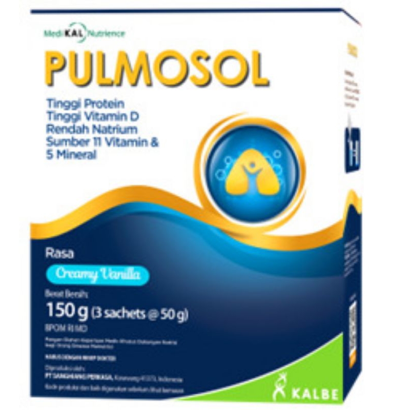 Jual PULMOSOL 150 Gr(nutrisi spesifik untuk pernapasan) | Shopee Indonesia