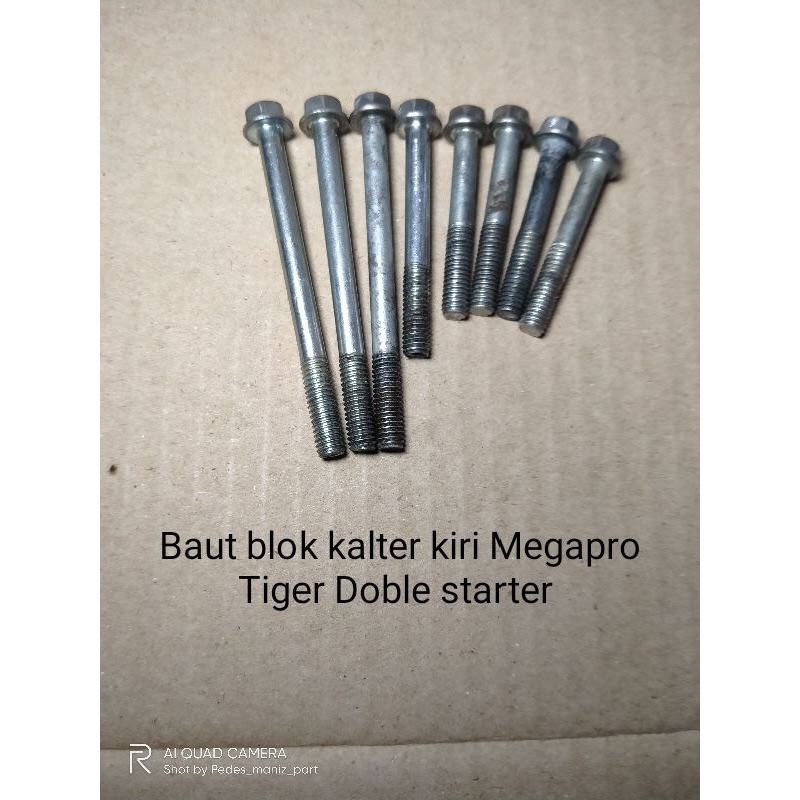 Jual Baut blok kalter kiri Megapro Tiger doble starter original | Shopee Indonesia