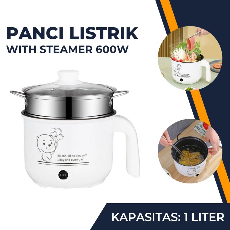 Jual Panci Masak Listrik Original Multifungsi Electric Pan Dengan ...