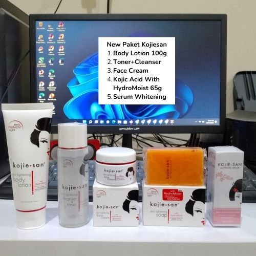 Jual ( Paket Kojisan ) NEW Paket Kojie san 5in1 / Body Lotion 100g ...