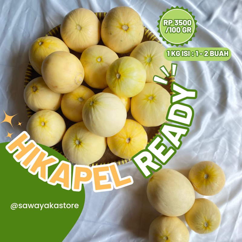 Jual Melon Hikapel Melon Premium By gama melon UGM Melon Manis | Shopee ...