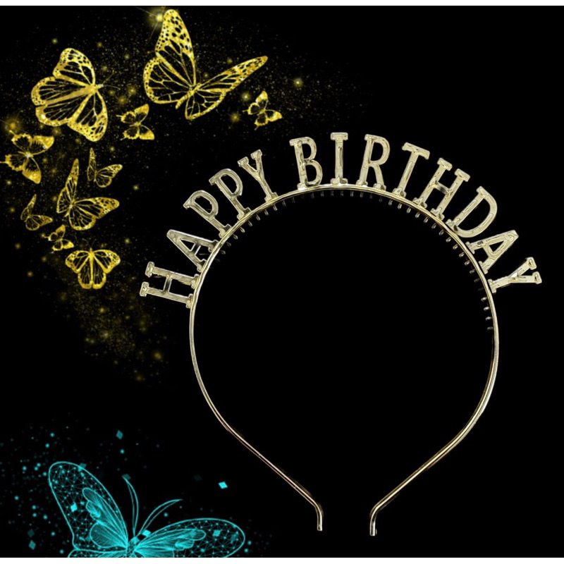 Jual Bando / bondu tulisan Happy Birthday bride to be bridal shower ...