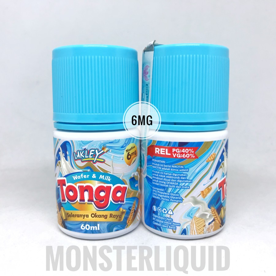 Jual TONGA WAFER & MILK BY LAKLEY CORP X RIZKI RITONGA 6MG 60ML ...
