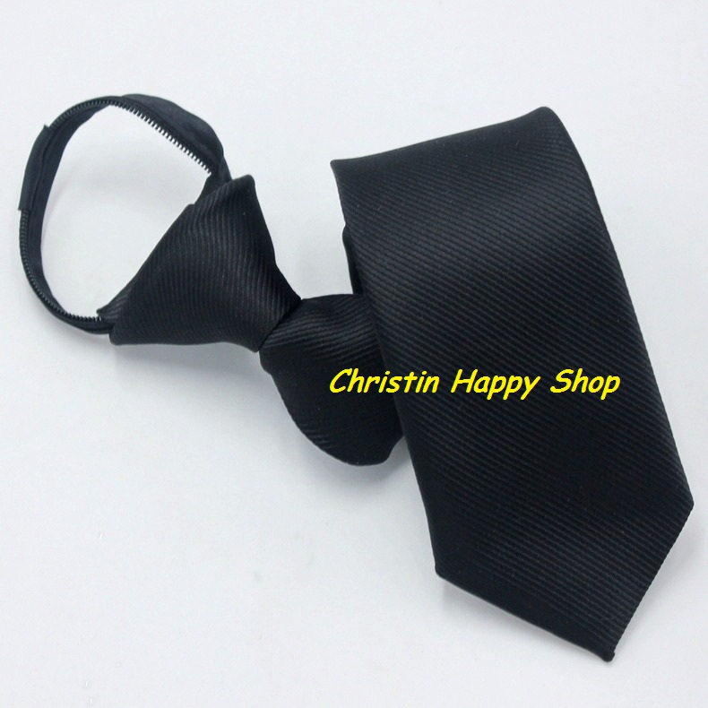 Jual Dasi Pria Siap Pakai Dasi Instan Dasi Hitam 0013 0014 | Shopee ...