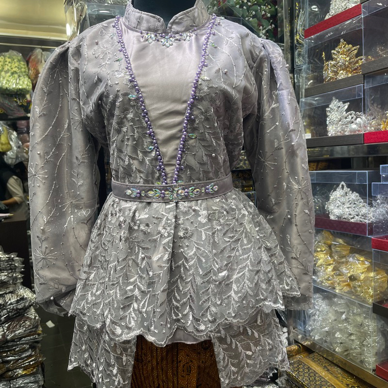 Jual Kebaya Atasan Pagerayu Tile Wanita Dewasa Model bunga KINANTI ...