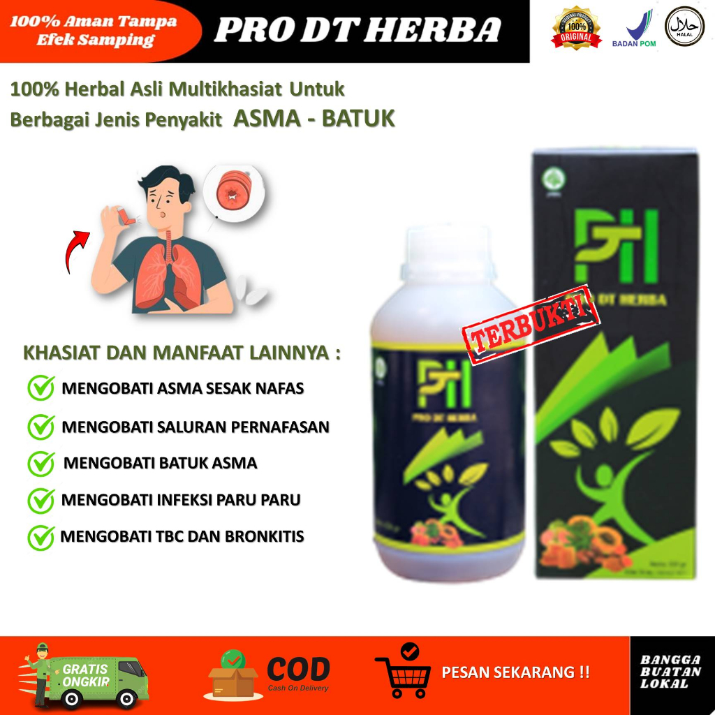 Jual Obat asma herbal sesak nafas batuk pilek tbc flek paru paru basah ...