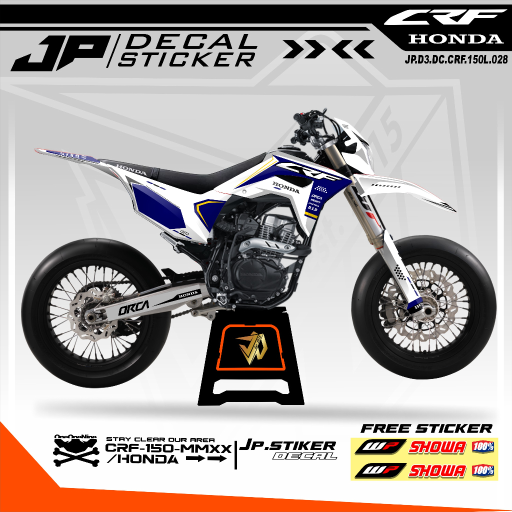 Jual Decal CRF 150L FullBody Stiker Dekal CRF 150 L Trail Supermoto ...