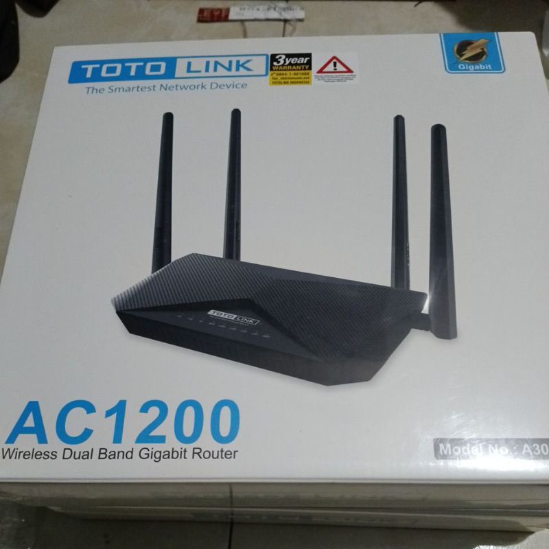 Jual TOTOLINK A3002R - AC1200 WIRELESS DUAL BAND GIGABYTE ROUTER SUPPORT WISP EXTENDER (BARU ...
