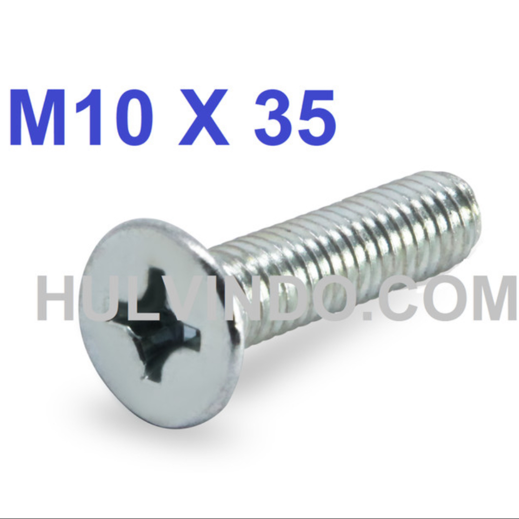 Jual BAUT JF FLAT HEAD M10 X 35 | Shopee Indonesia
