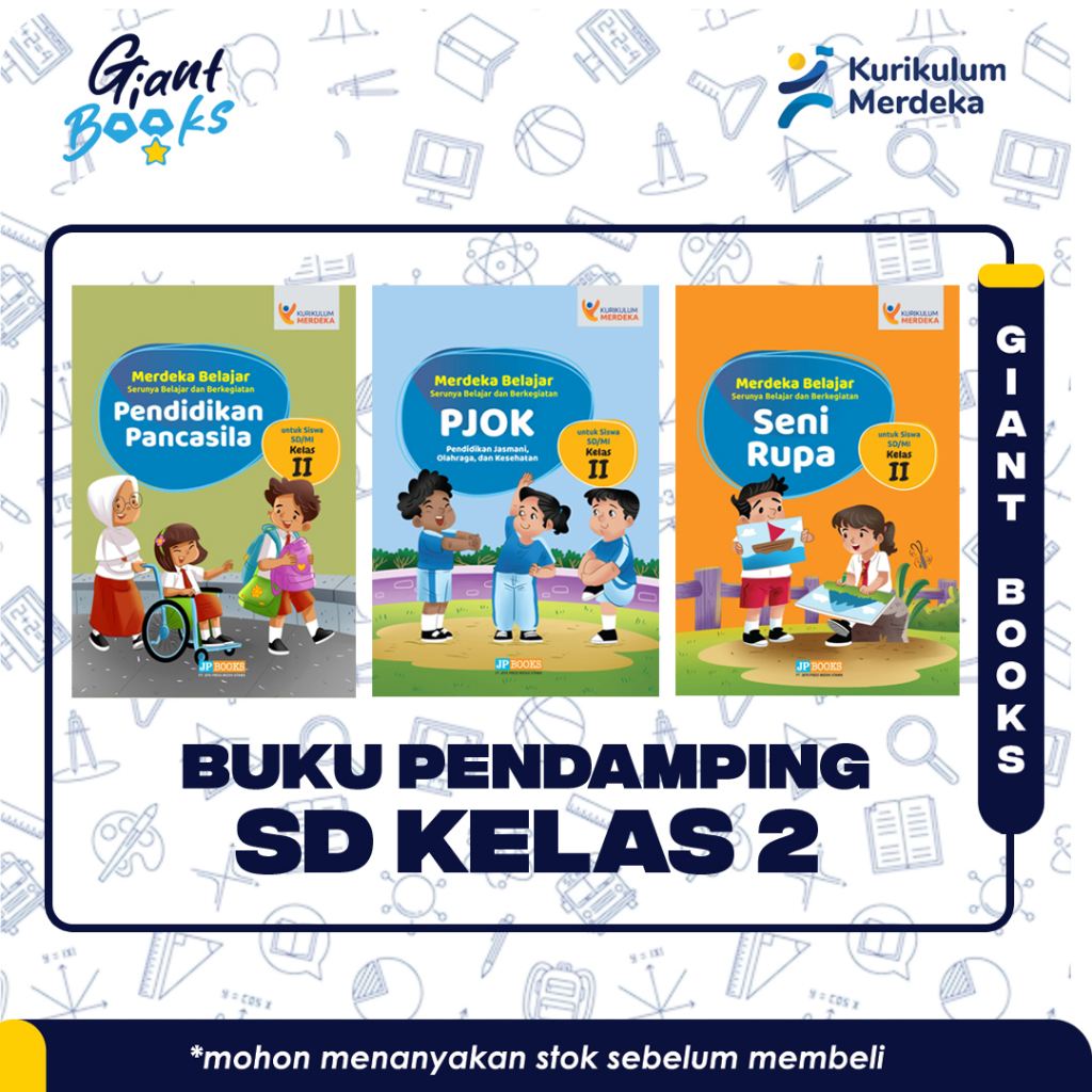 Jual GIANT BOOKS - Buku Siswa Pendamping Sekolah JP Books Kurmer SD Kelas 2 - Kurikulum Merdeka ...