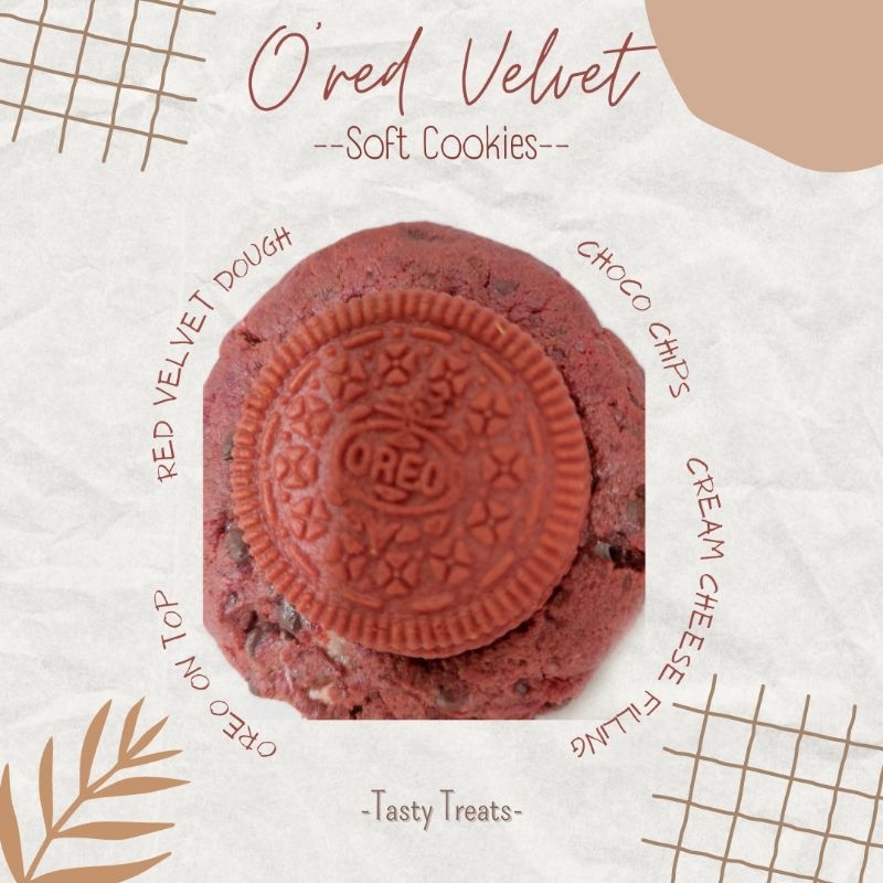 Jual O'red Velvet Soft Cookies (satuan) | Shopee Indonesia