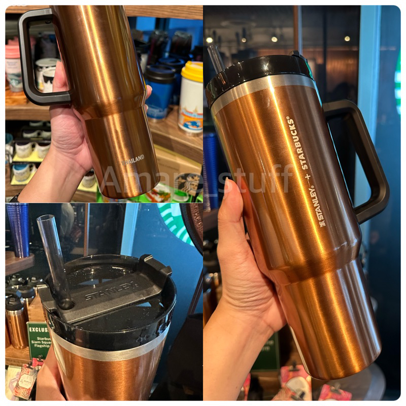Jual starbucks x stanley 40oz gold limited edition | Shopee Indonesia