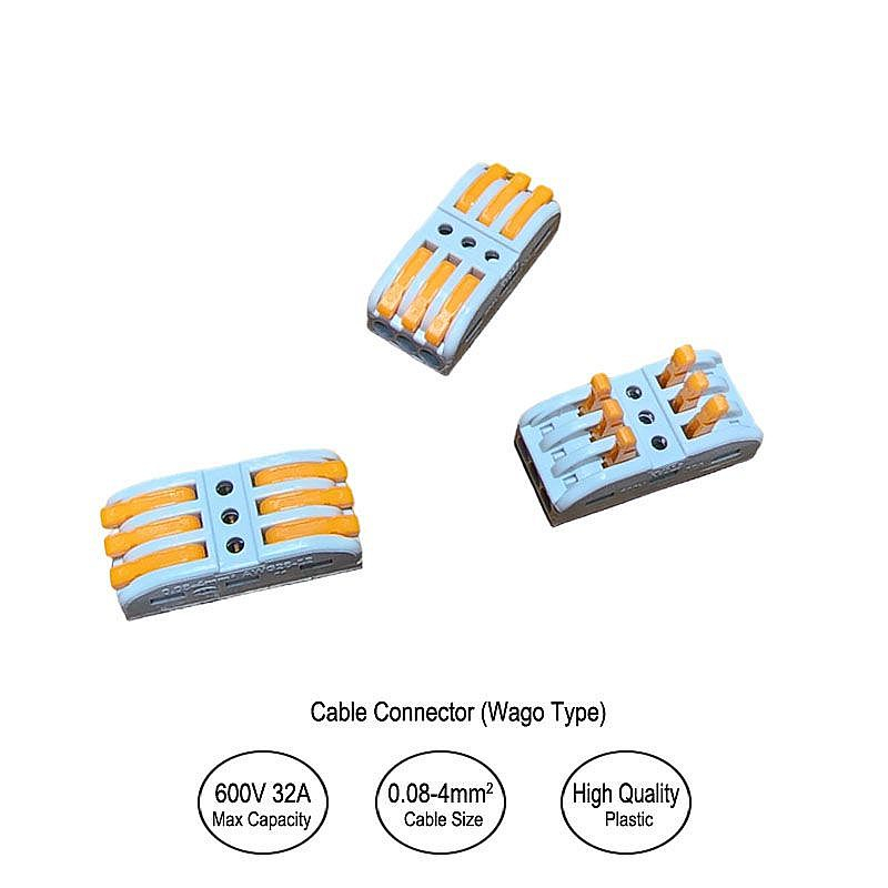 Jual Cable Connector (Wago Type) High Quality | Shopee Indonesia