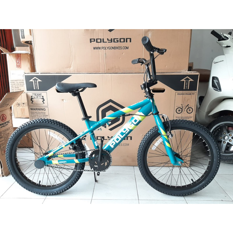 Jual SEPEDA JUNIOR BIKE / BMX 20 inch POLYGON HUSTLE ROTOR BARU GARANSI ...