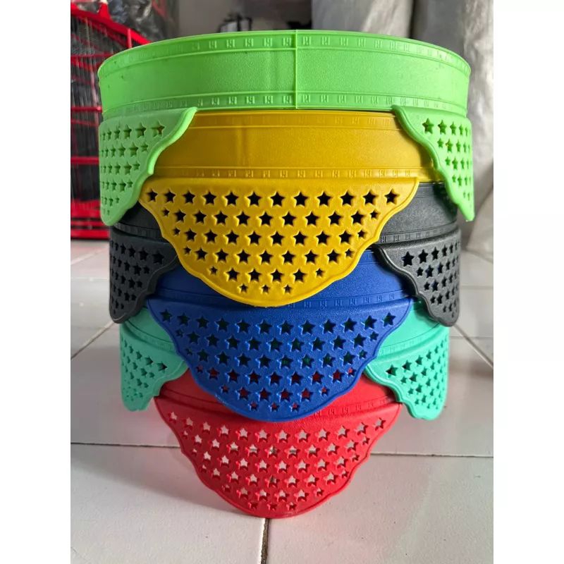 Jual tebok lovbert +klem kawat hitam tebok warna motif bintang DM.33 ...
