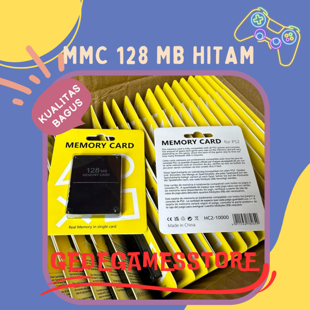 Jual MC PS2 / MEMORY CARD PS2 PS2 128 MB | Shopee Indonesia