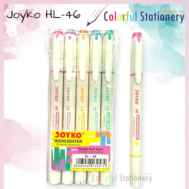 Jual Highlighter / Stabilo / Penanda Joyko HL-46 (Set) | Shopee Indonesia