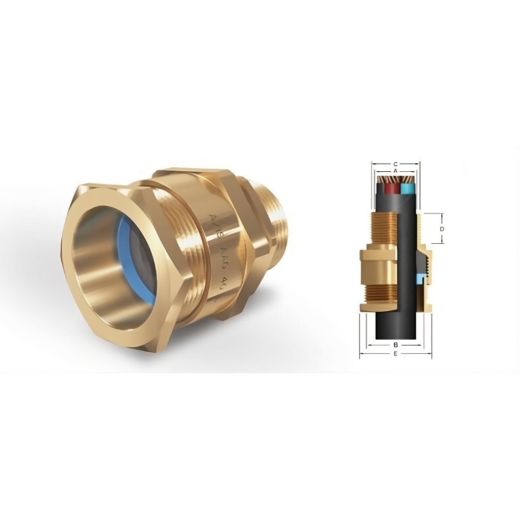 Jual Kabel Gland A2-90S / Brass Cable Gland A2-90S (NON ARMOUR ...