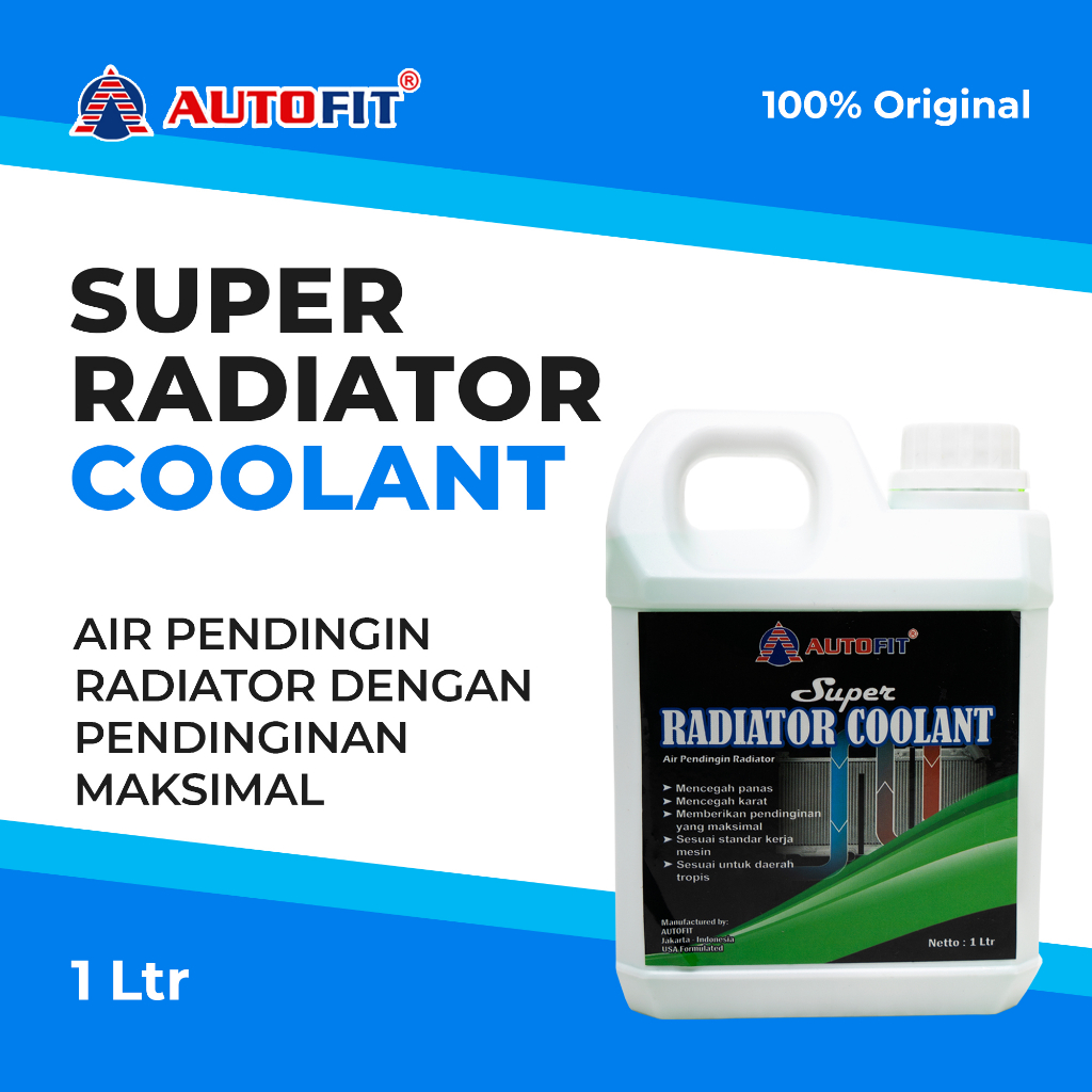 Jual Autofit Radiator Coolant 1 Liter Hijau - Radiator Mobil Motor ...