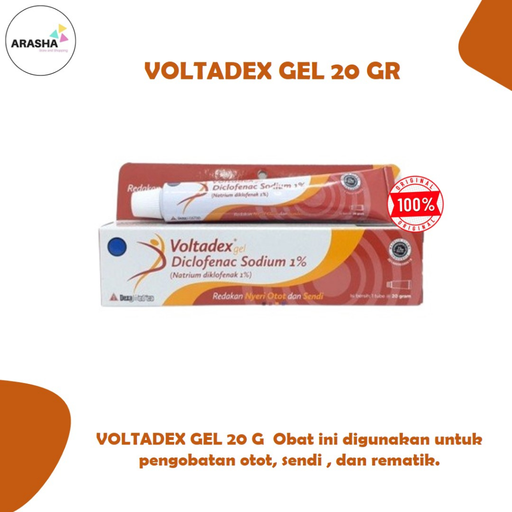 Jual VOLTADEX GEL 20 GR Pereda Nyeri Otot/Nyeri Sendi/Rematik | Shopee ...