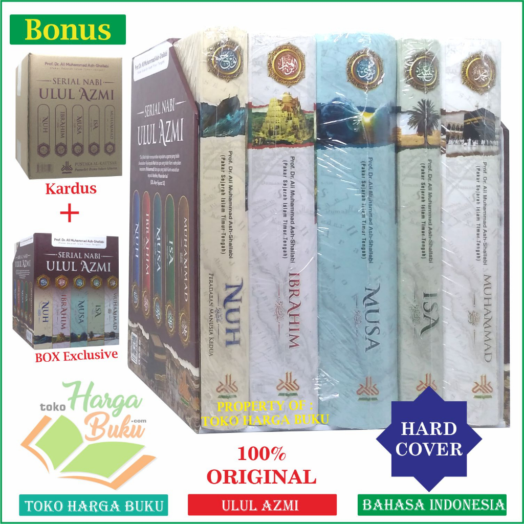 Jual Serial Nabi ULUL AZMI Isi Paket 5 Buku + Box Exclusive Karya Prof ...