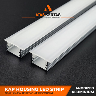 Jual Rumah lampu led strip Aluminium cover led strip kap housing ...