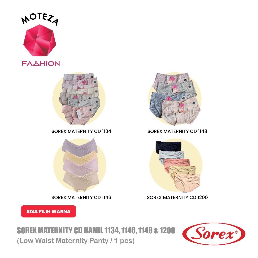 Jual Sorex CD Hamil 1134 ; 1146 ; 1148 ; 1200 Celana Dalam Wanita - Low ...