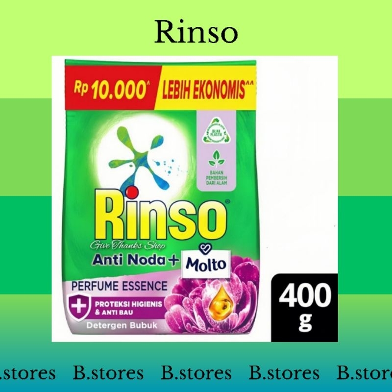 Jual Rinso Detergent Bubuk Netto 400g | Shopee Indonesia