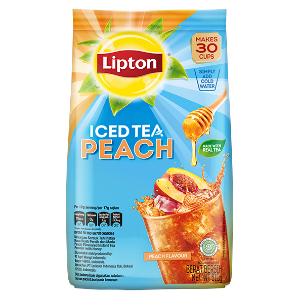 Jual LIPTON ICED TEA PEACH WITH HONEY 510g | Shopee Indonesia