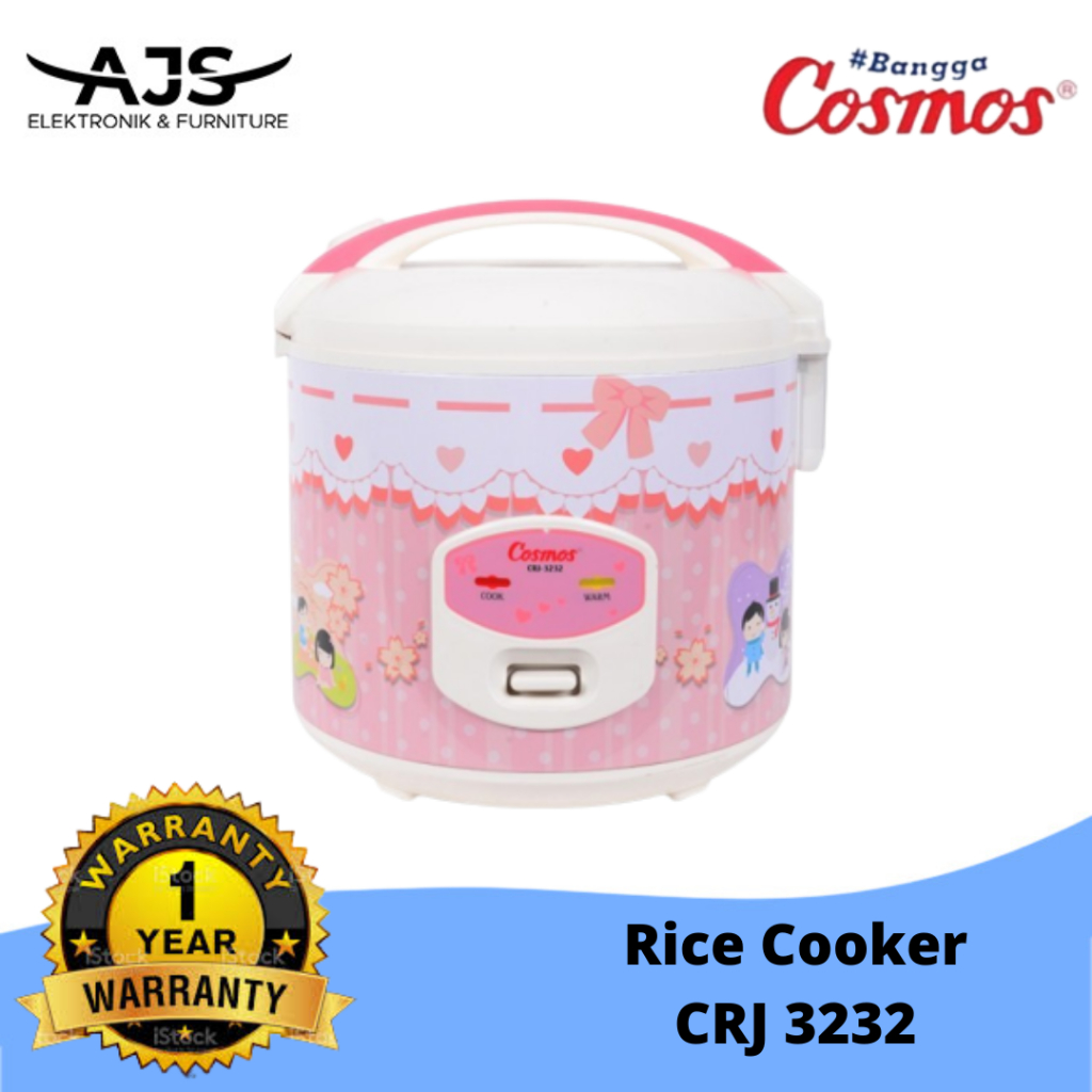 Jual Cosmos Rice Cooker Cosmos CRJ 3232 - Kapasitas 2 Liter - Pink ...