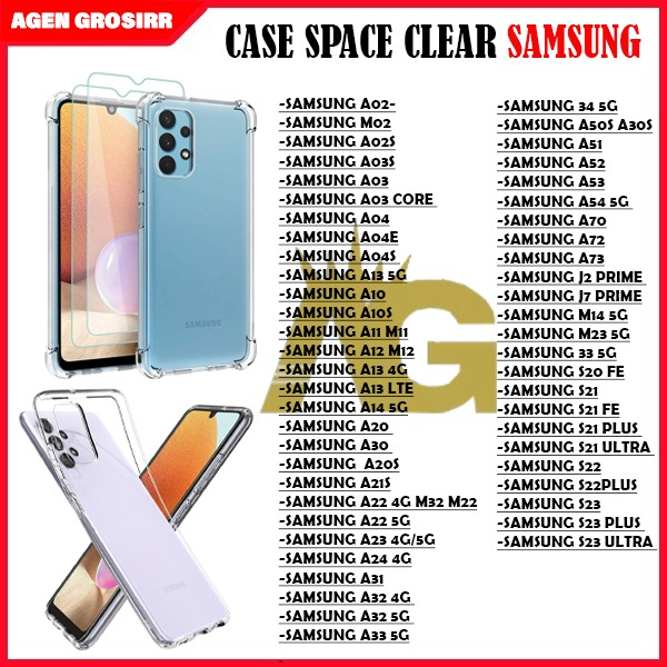 Jual AG - CLEAR CASE SAMSUNG A06 A02 A03 A03 CORE A04E A05 A05S A13 5G A10S A12/M12 A13 LTE A20 ...