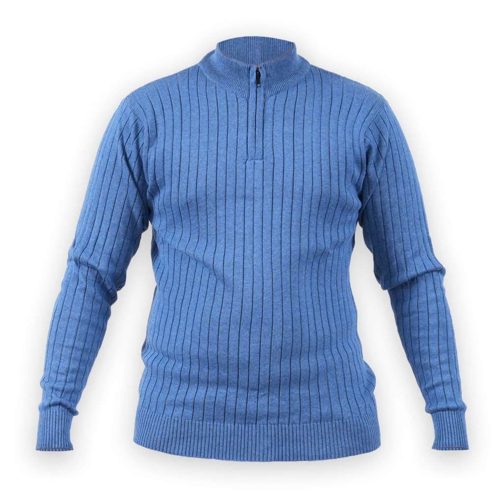 Jual sweater rajut pria Quarter neck boneh clot turleneck pria lengan ...