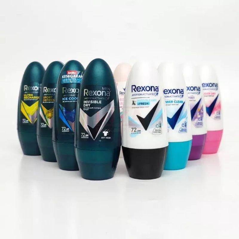 Jual Rexona Motion Activated Deodorant Roll On 45 mL/Rexona Sachet | Shopee Indonesia
