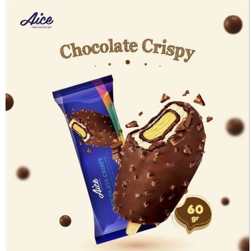 Jual aice ice cream chocolate crispy / es krim coklat crispy | Shopee ...