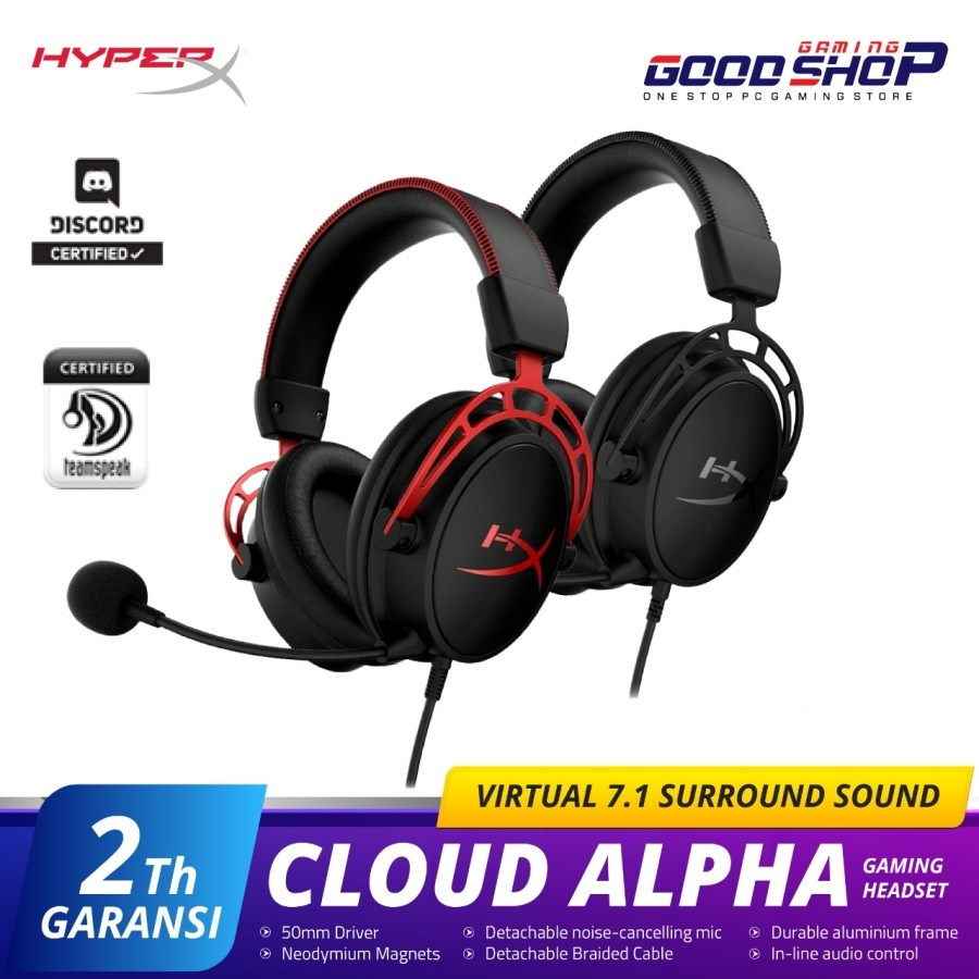 Jual HyperX Cloud Alpha Gaming Headset | Shopee Indonesia